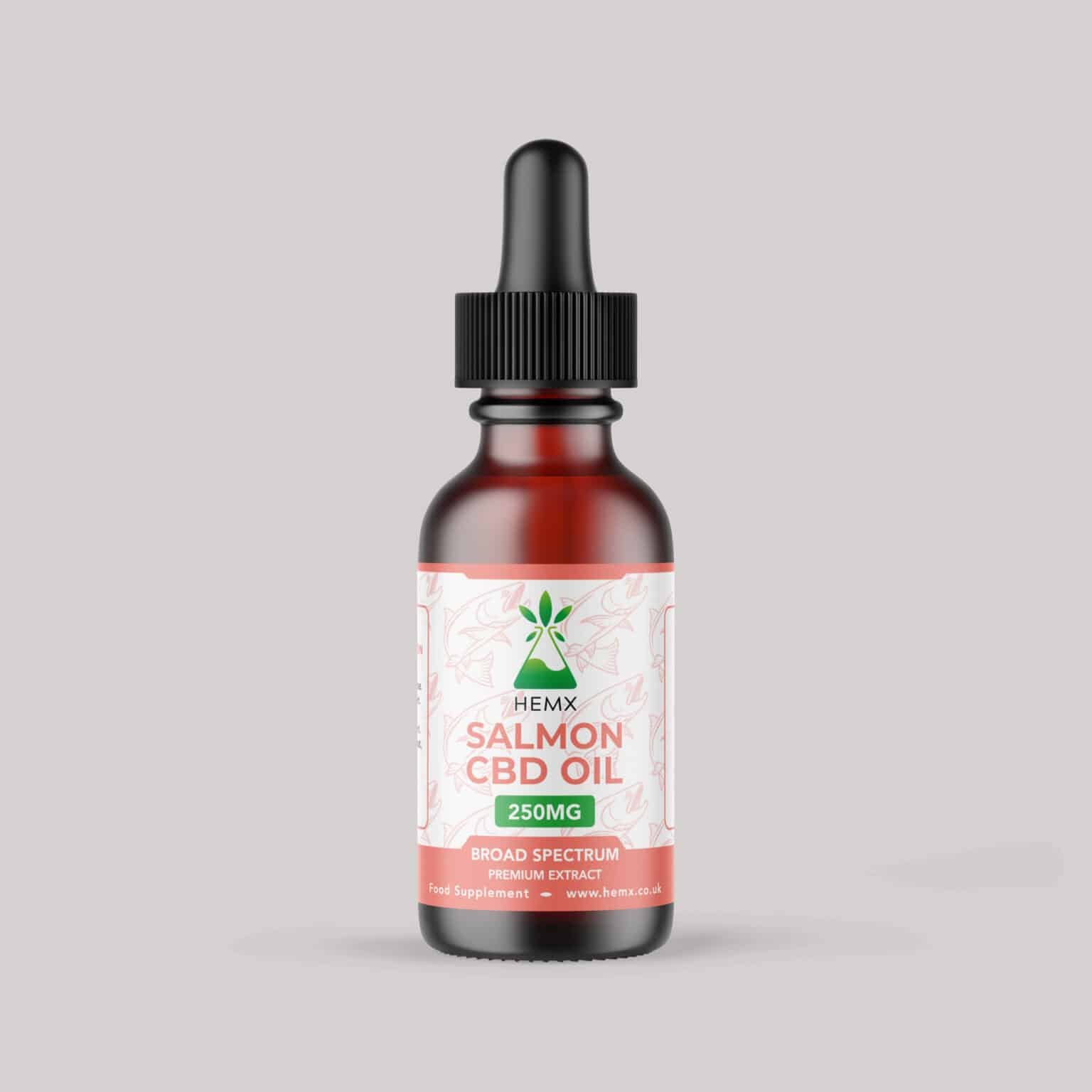 Broad Spectrum CBD Salmon Oil UK | THC-Free for Calm | Hemx